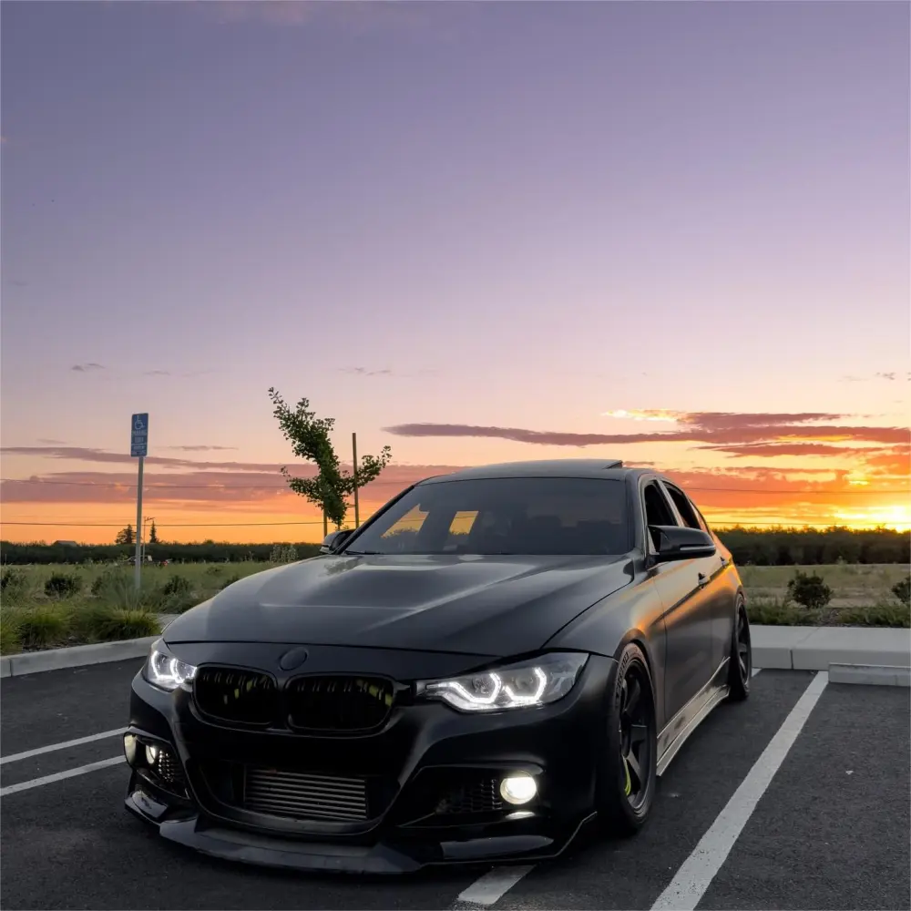 Satin Black Car Wrap | Ceramic Black Vinyl Wraps-ALUKOVINYL