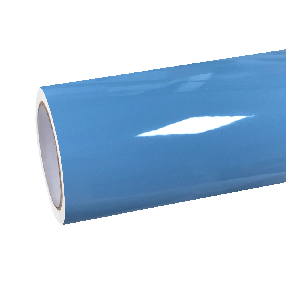 Best Gloss Hazy Blue Vinyl Wrap | Hazy Blue Car Wraps - ALUKOVINYL