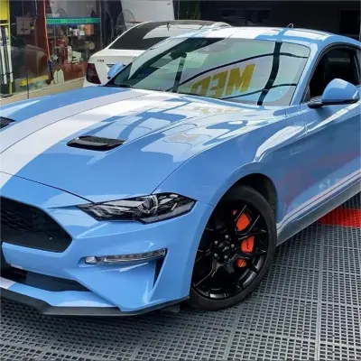 Gloss Liquid Ocean Blue Car Wrap | Matallic Liquid Ocean Blue Vinyl Wraps