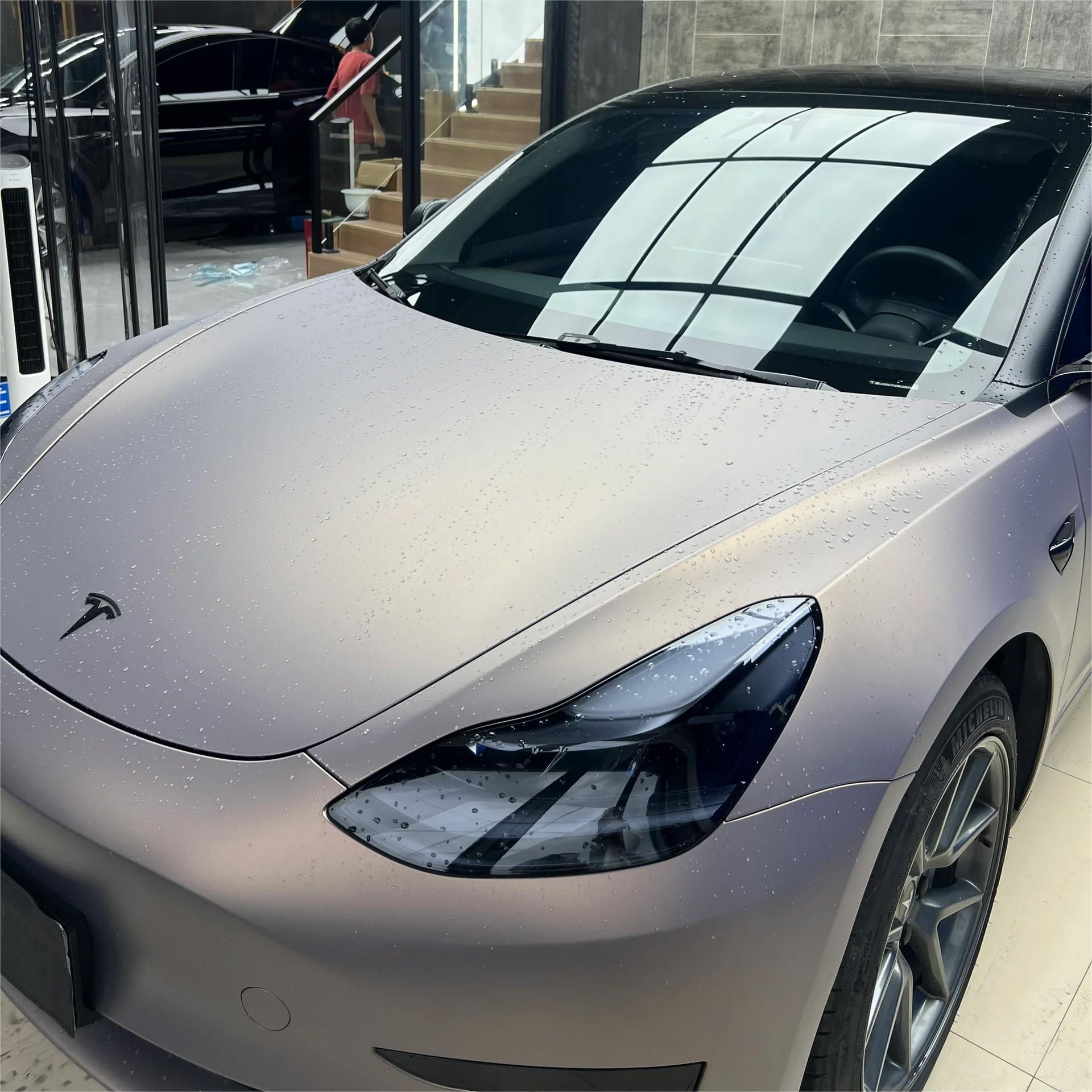 Best Matte DBX Purple Car Wrap | Metallic DBX Purple Vinyl Wraps