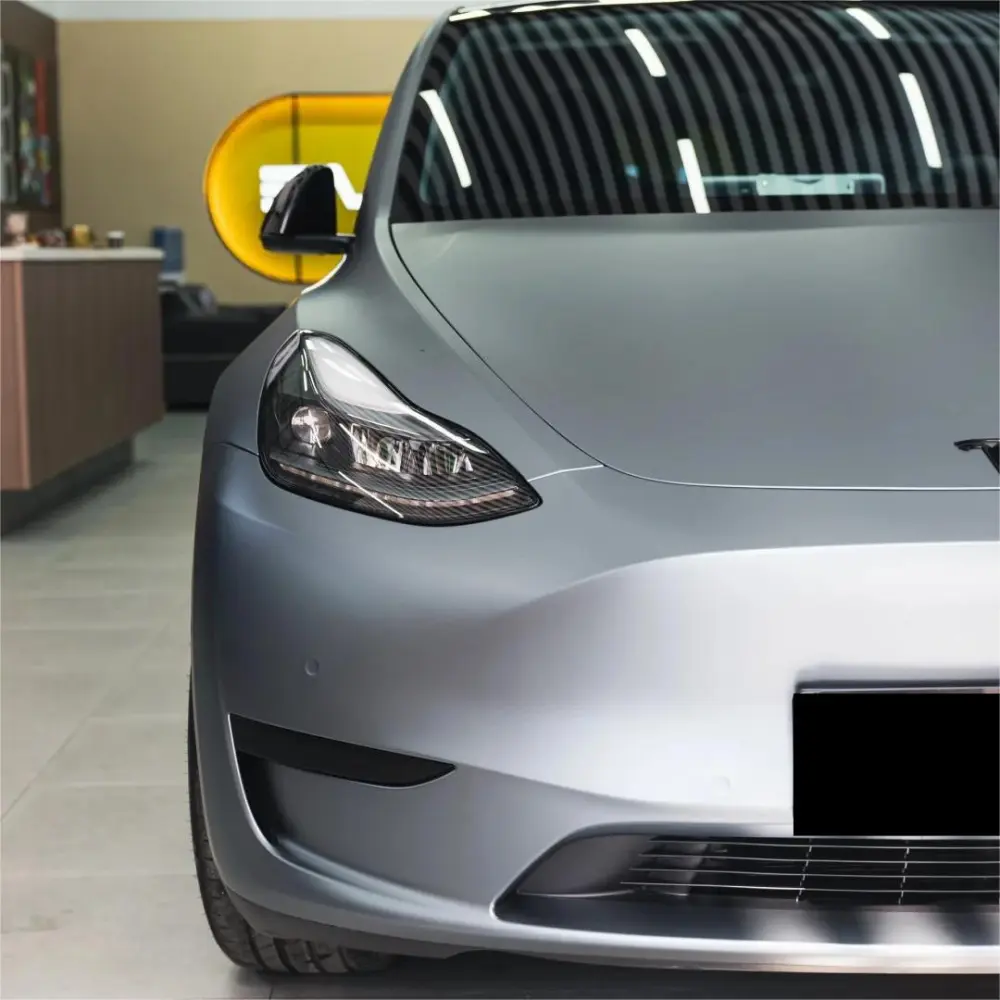 Matte Racing Blue Car Wrap | Metallic Racing Blue Vinyl Wraps - ALUKOVINYL