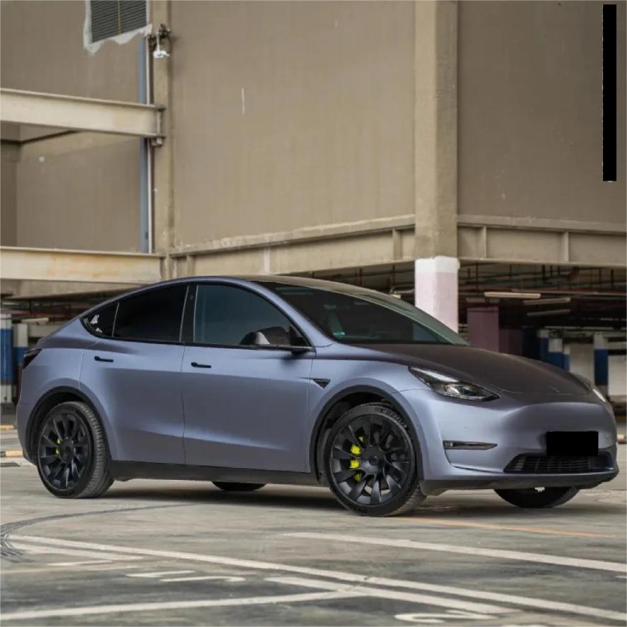 Matte Racing Blue Car Wrap | Metallic Racing Blue Vinyl Wraps - ALUKOVINYL