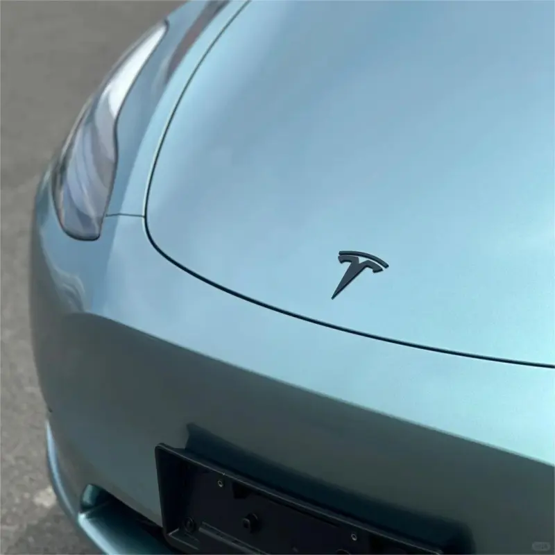 Gloss Light Steel Blue Car Wrap | Metallic Light Steel Blue Vinyl Wraps