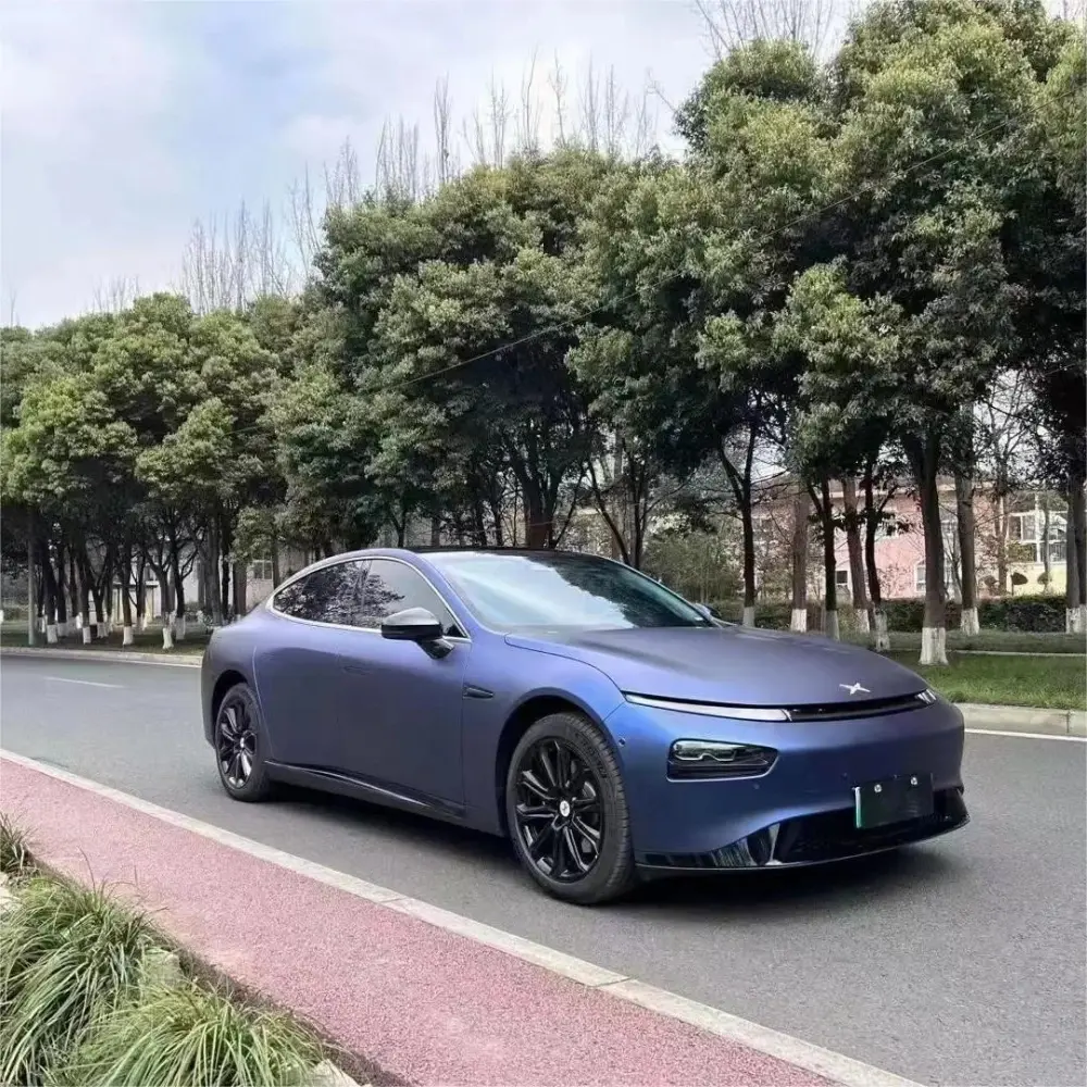 Best Matte Satin Dark Blue Car Wrap | Cool Metallic Satin Dark Blue Car ...