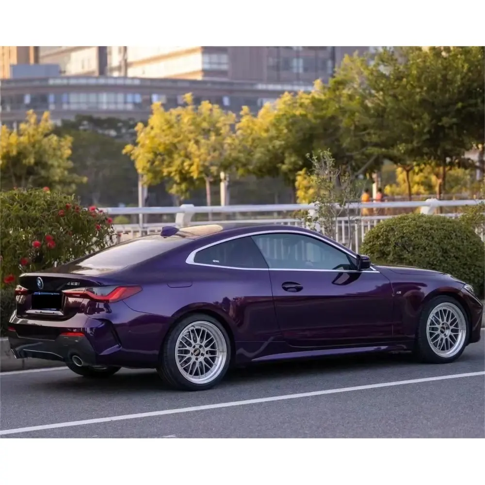 Best Gloss Midnight Purple Car Wrap | Dark Purple Vinyl Wrap