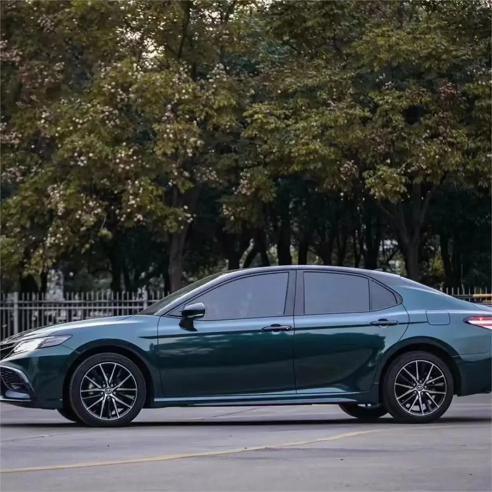 Cool Gloss Dark Green Car Wrap | Gloss Metallic Dark Green Vinyl Wraps