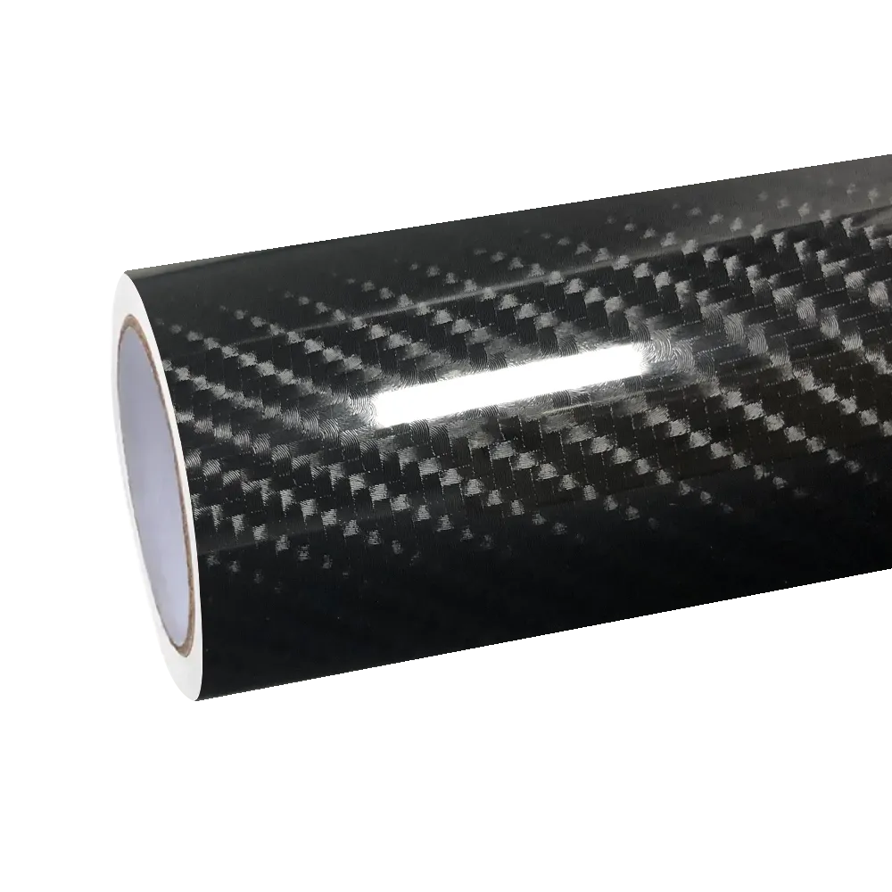 6D Gloss Carbon Fiber Black Wrap | Black Carbon Fiber Wraps
