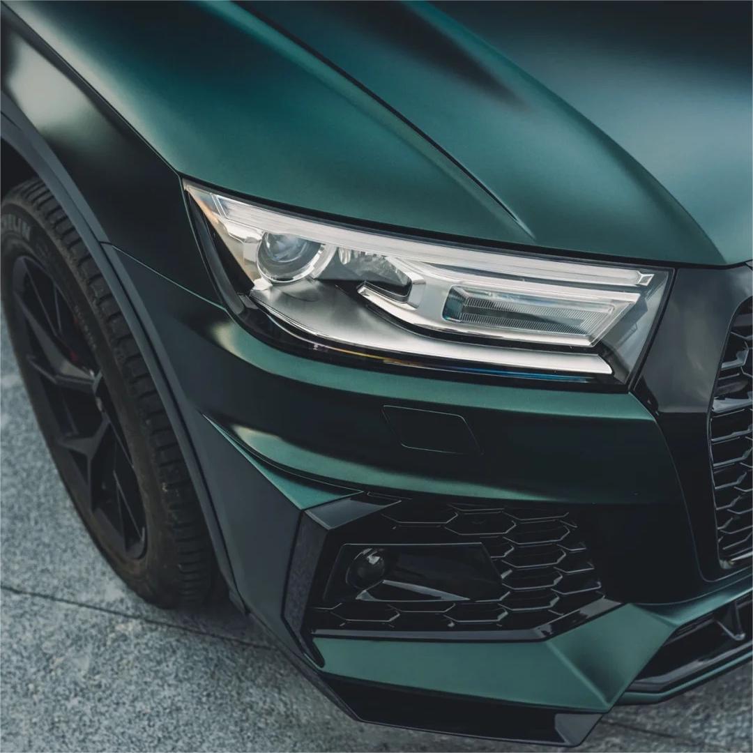 Matte Hunter Green Car Wrap | Metallic Satin Hunter Green Vinyl Wraps ...