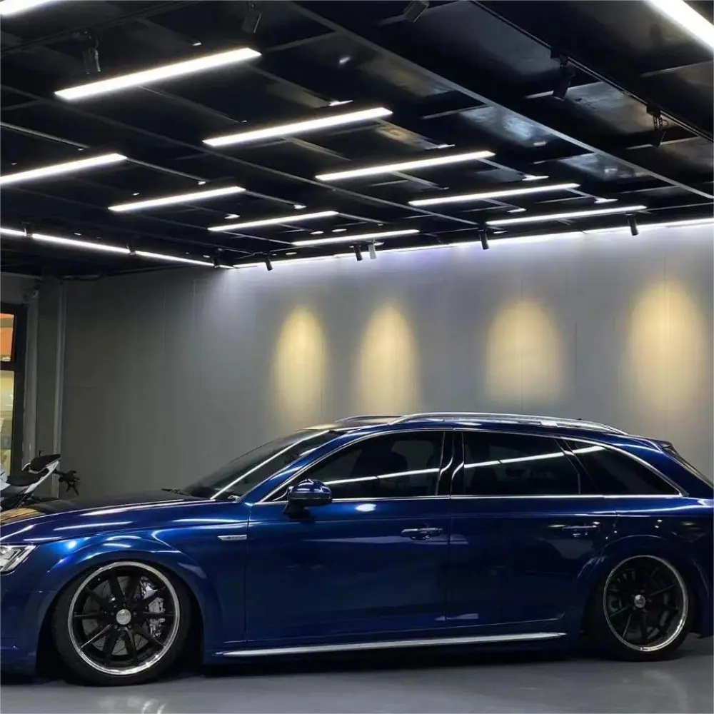 Gloss Indigo Blue Car Wrap | Metallic Indigo Blue Vinyl Wraps - ALUKOVINYL