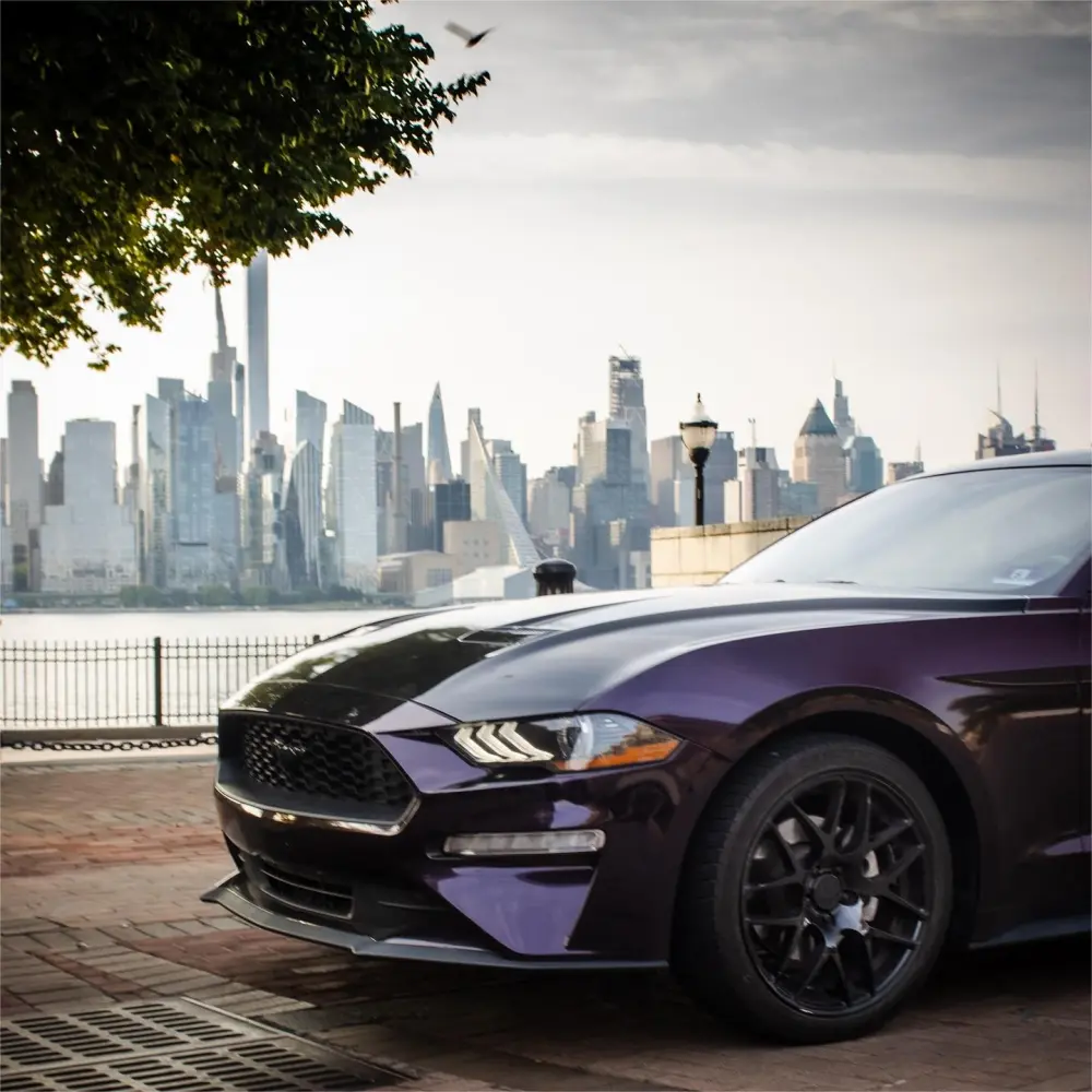 Gloss Gentian Purple Car Wrap | Metallic Gentian Purple Vinyl Wraps ...