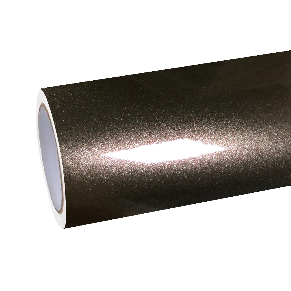 Gloss Metal Brown Car Wrap | Metallic Metal Brown Vinyl Wraps - ALUKOVINYL
