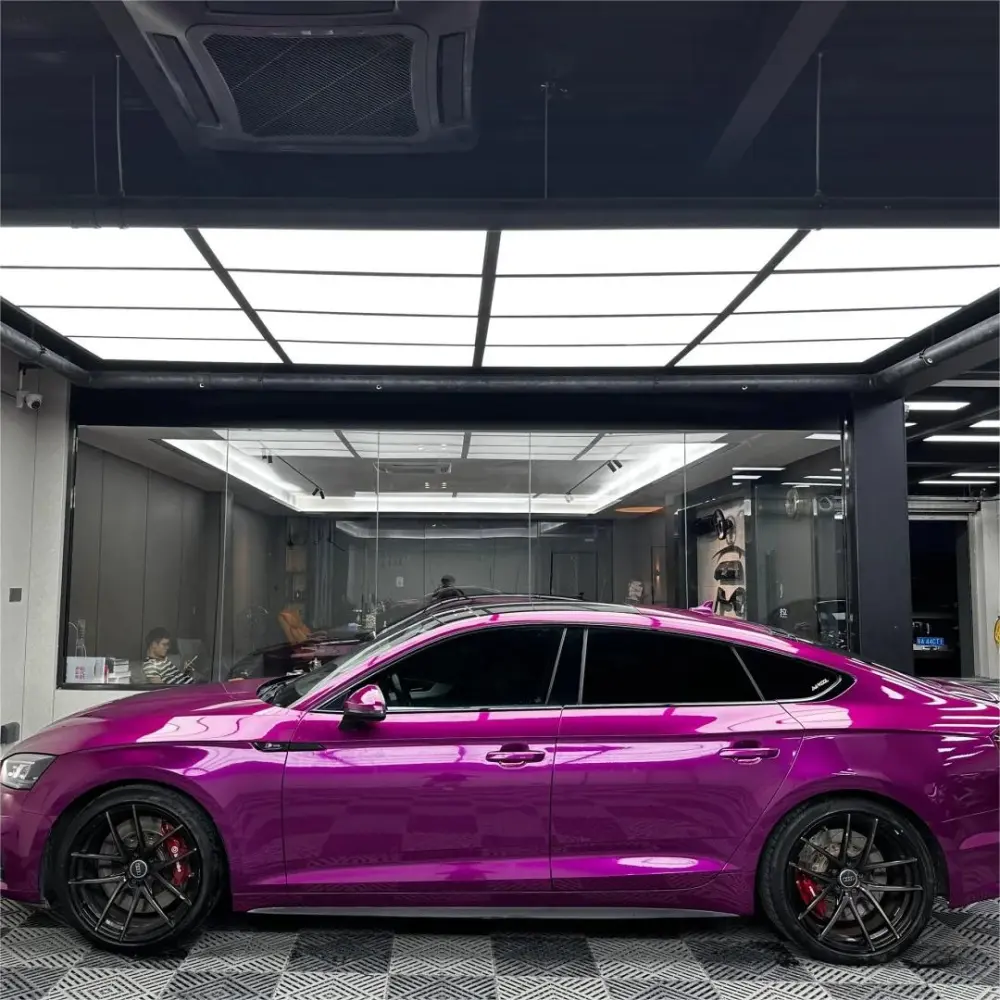 Best Gloss Candy Purple Wrap | Metallic Candy Purple Wraps - ALUKOVINYL