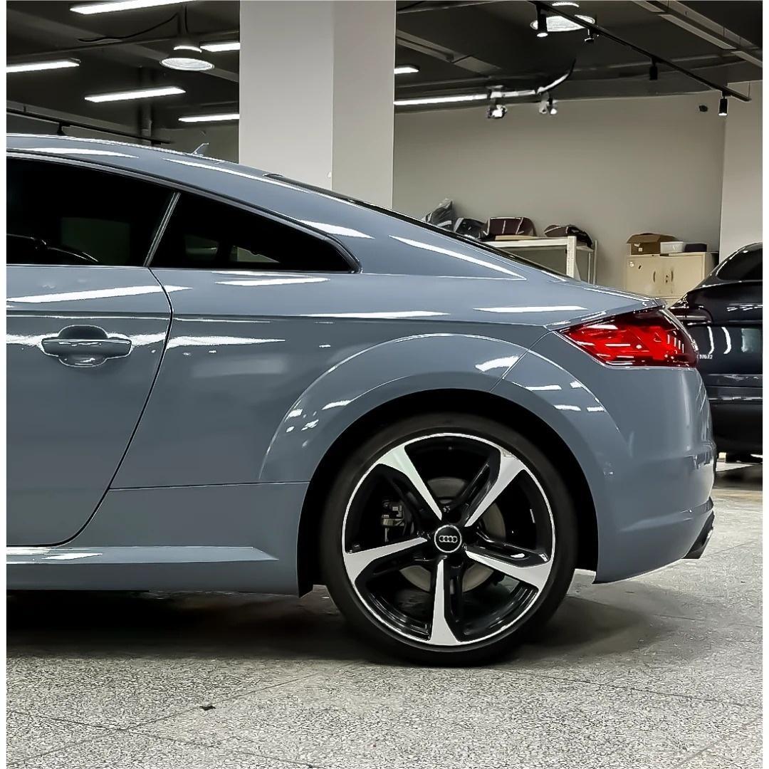 Gloss Light Slate Grey Car Wrap | Light Slate Grey Vinyl Wraps - ALUKOVINYL