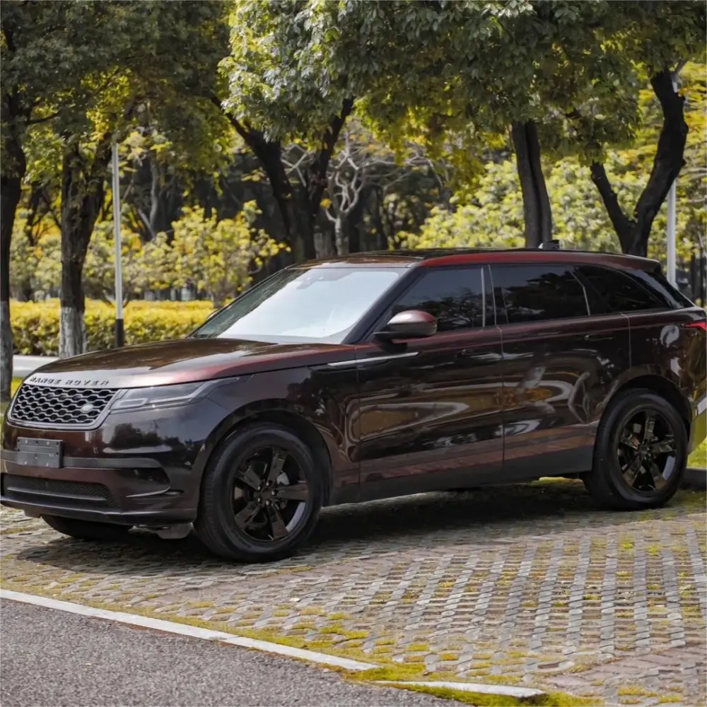 Gloss Chameleon Black Red Car Wrap | Chameleon Black Wraps