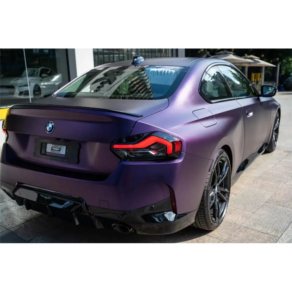Best Matte Dark Purple Vinyl Wrap | Metallic Dark Purple Car Wraps