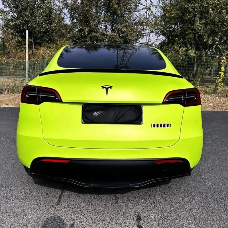 Best Matte Fluorescent Yellow Car Wrap | Fluorescent Yellow Vinyl Wraps