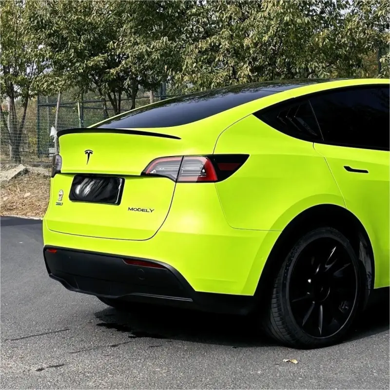 Best Matte Fluorescent Yellow Car Wrap | Fluorescent Yellow Vinyl Wraps