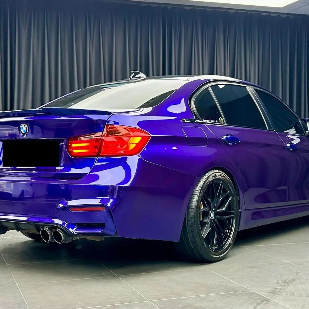 Gloss Royal Blue Vinyl wrap | Metallic Royal Blue Car Wraps - ALUKOVINYL