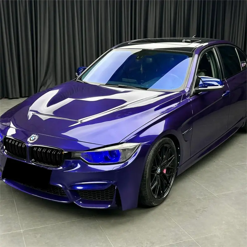 Gloss Royal Blue Vinyl wrap | Metallic Royal Blue Car Wraps - ALUKOVINYL