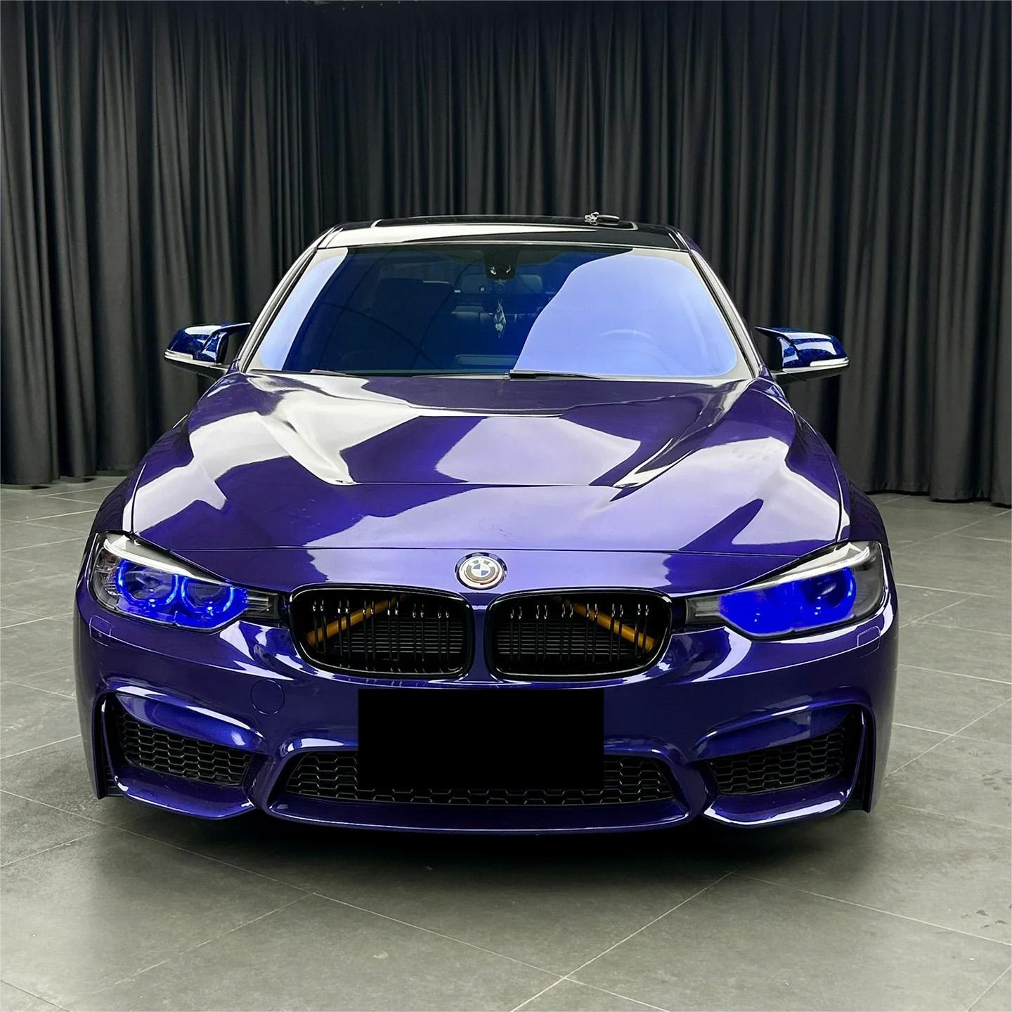 Gloss Royal Blue Vinyl wrap | Metallic Royal Blue Car Wraps - ALUKOVINYL