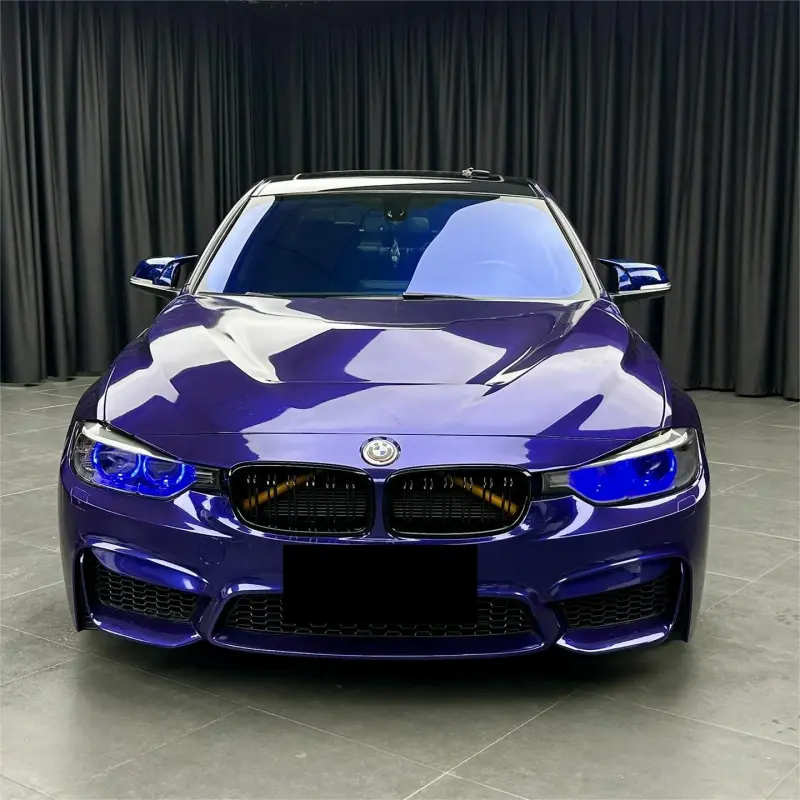 Gloss Royal Blue Vinyl wrap | Metallic Royal Blue Car Wraps - ALUKOVINYL