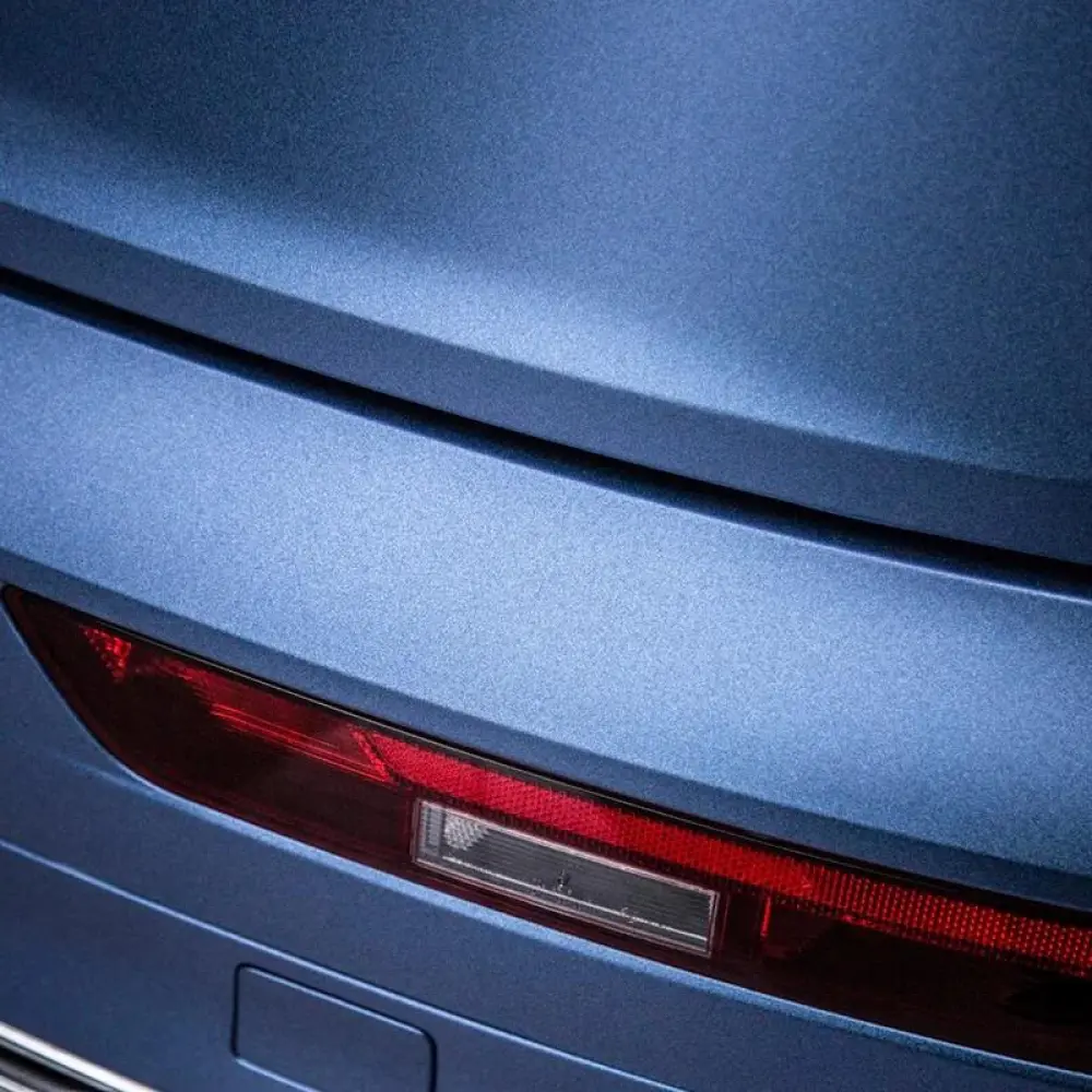 Matte Satin Storm Blue Vinyl Wrap | Metallic Diamond Storm Blue Car Wraps