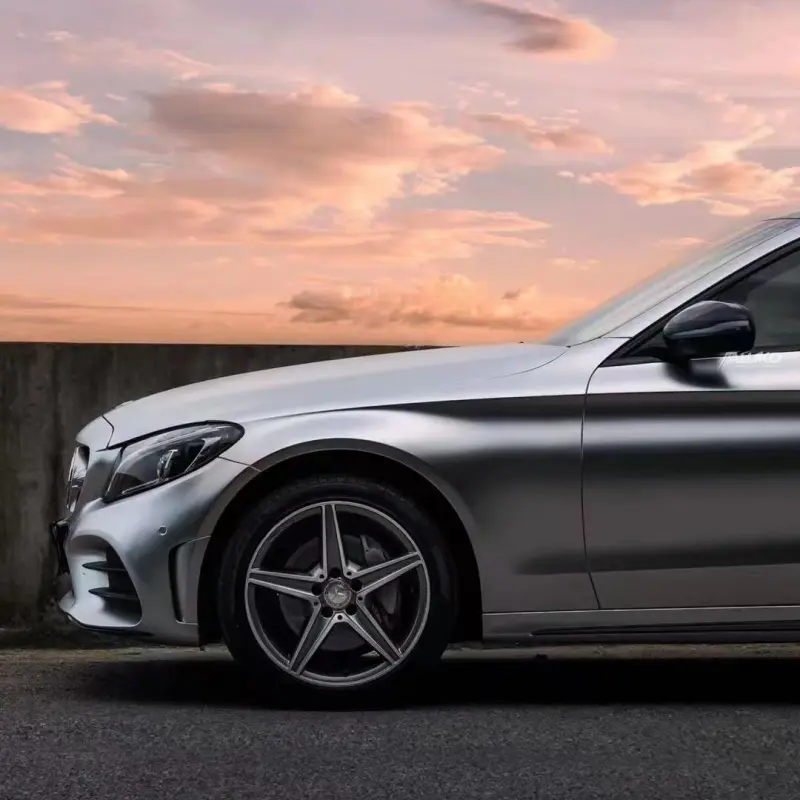 Gloss Satin Chrome Silver Wrap | Metallic Satin Chrome Silver Wraps ...