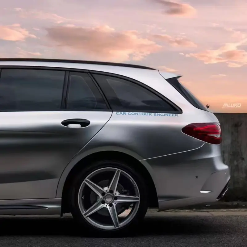 Gloss Satin Chrome Silver Wrap | Metallic Satin Chrome Silver Wraps ...