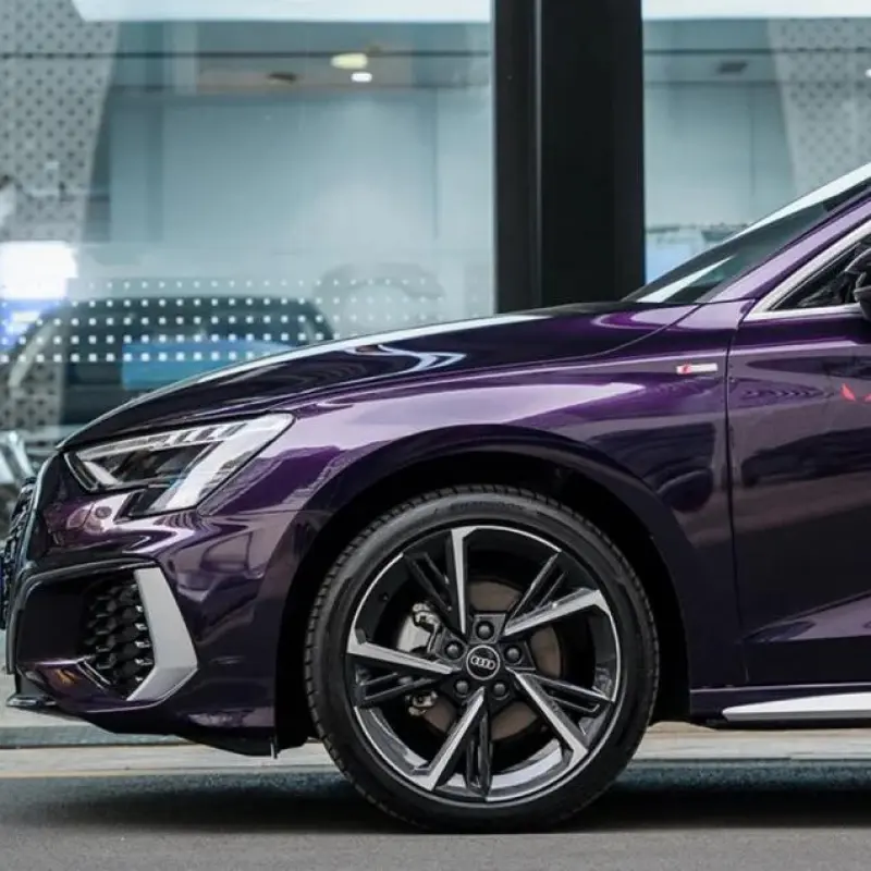 TPU Gloss Metallic Midnight Purple Colored PPF Paint Protection Film