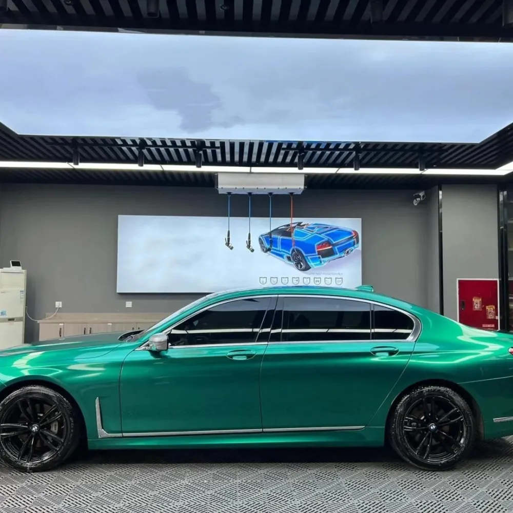Gloss Emerald Green Car Wrap | Metallic Emerald Green Wraps