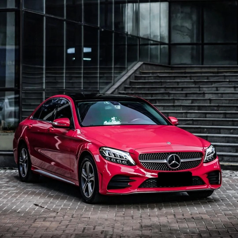 Gloss Strawberry Red Car Wrap | Strawberry Red Vinyl Wraps - ALUKOVINYL