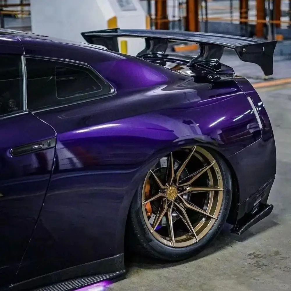 Best Gloss Midnight Purple Car Wrap | Gloss Metallic Midnight Purple ...