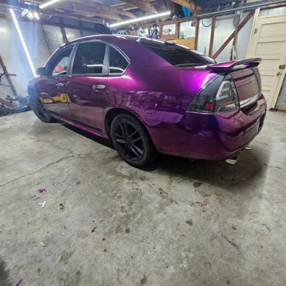 Super Gloss Grape Purple Car Wrap | Metallic Grape Purple Vinyl Wraps