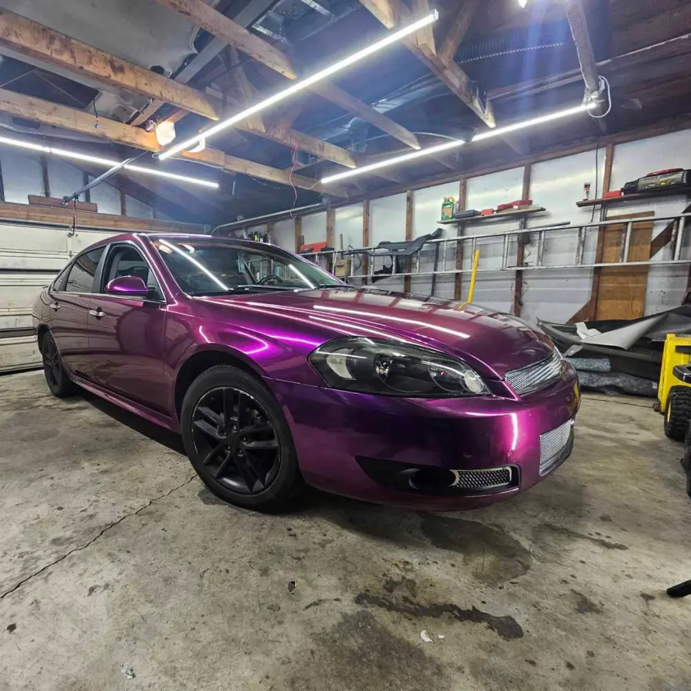 Super Gloss Grape Purple Car Wrap | Metallic Grape Purple Vinyl Wraps
