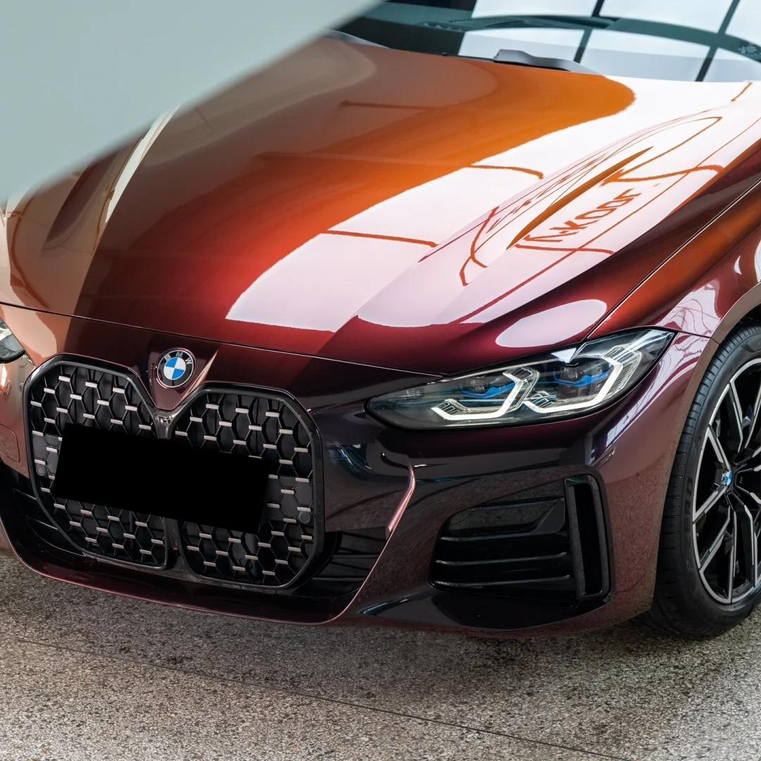 Gloss Chameleon Black Red Car Wrap | Drift Black Red Wraps