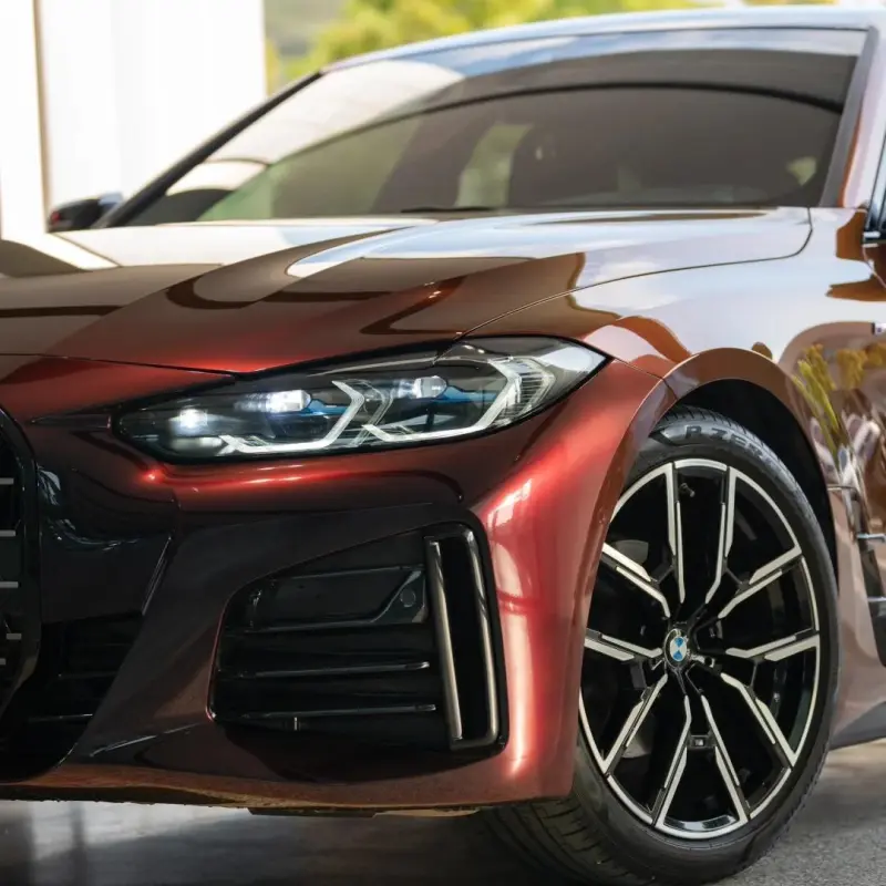 Gloss Chameleon Black Red Car Wrap | Drift Black Red Wraps