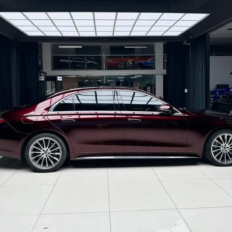 Best Gloss Black Rose Vinyl Wrap | Black Rose Metallic Wraps - ALUKOVINYL