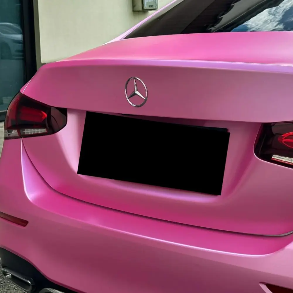 Matte Princess Pink Car Wrap | Metallic Princess Pink Vinyl Wraps ...