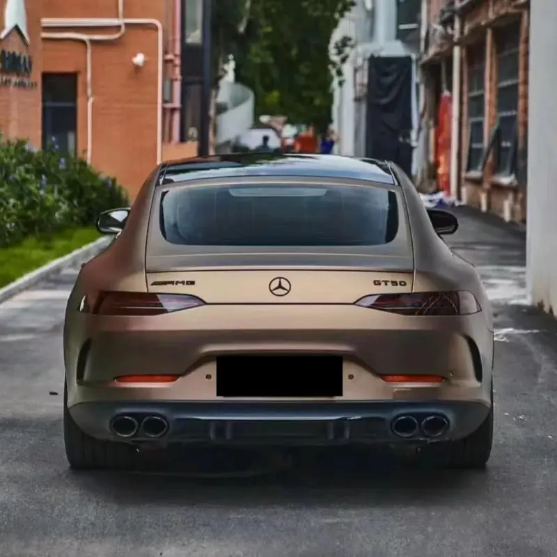 Best Matte Gold Brown Car Wrap | Satin Gold Brown Vinyl Wrap