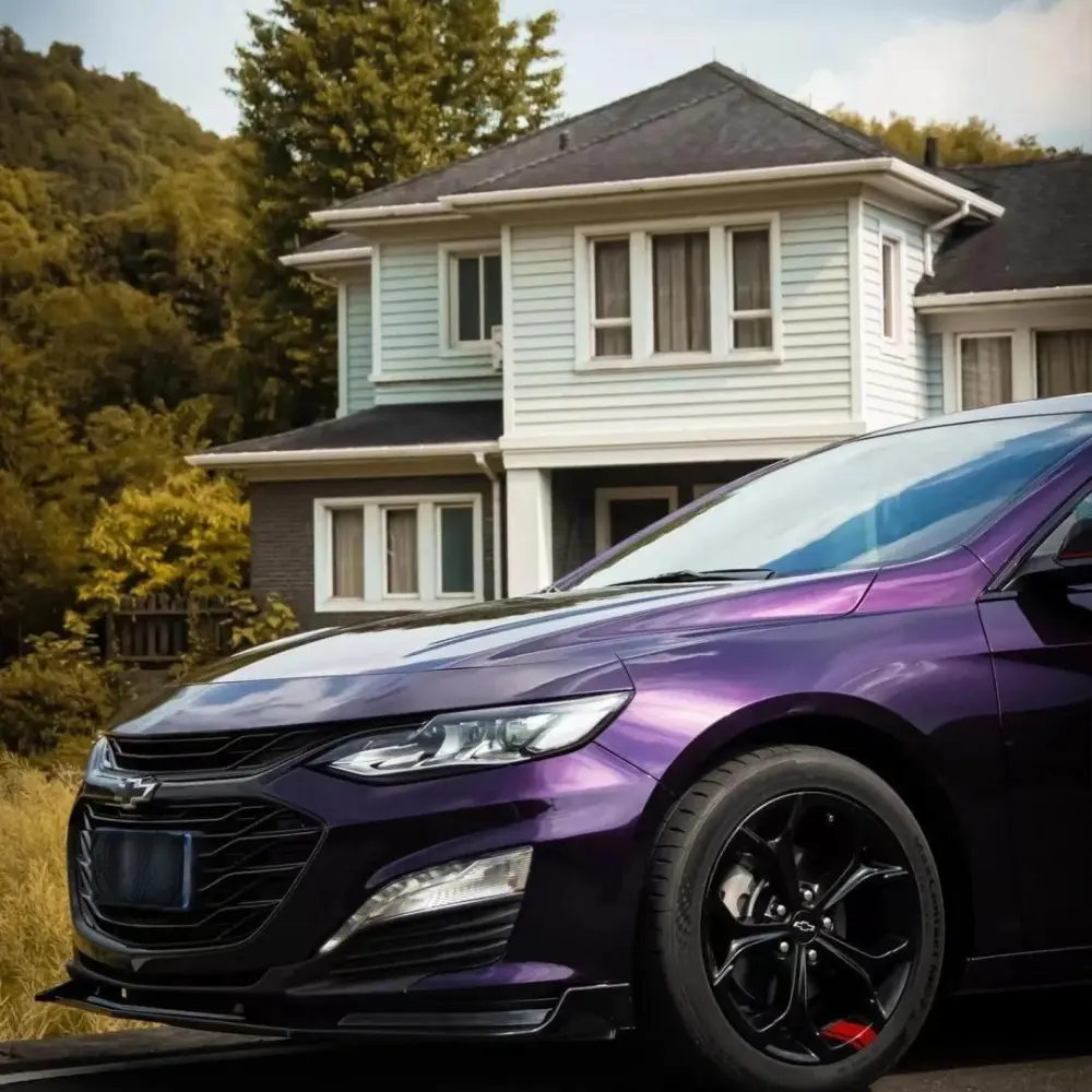 Best Gloss Midnight Purple Car Wrap | Gloss Metallic Midnight Purple ...