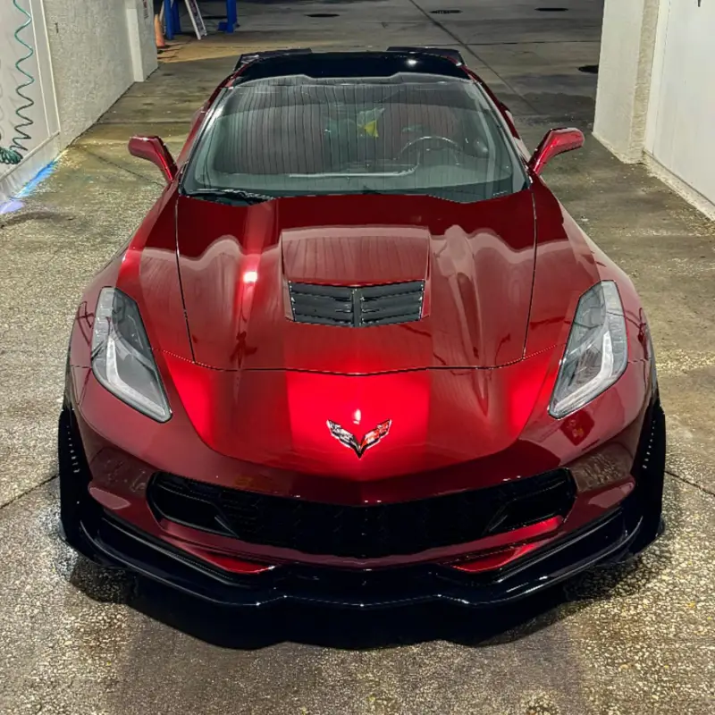 Gloss Dragon Red Car Wrap | Metallic Dragon Red Vinyl Wraps