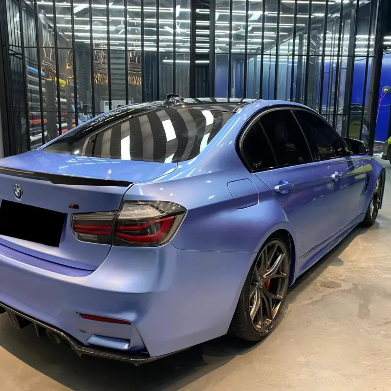 Gloss Steel Blue Car Wrap | Steel Blue Vinyl Wraps - ALUKOVINYL