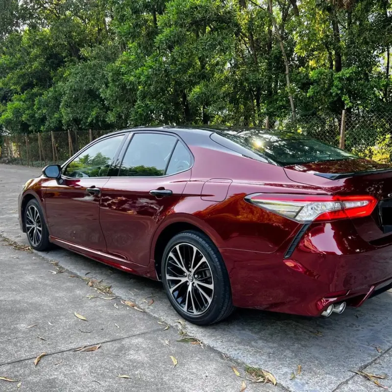 Gloss Dragon Red Car Wrap | Metallic Dragon Red Vinyl Wraps