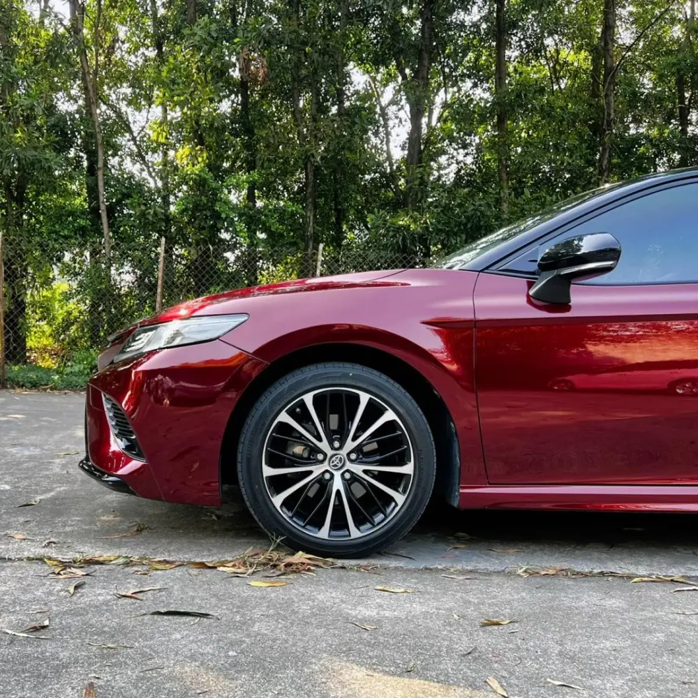 Gloss Dragon Red Car Wrap | Metallic Dragon Red Vinyl Wraps