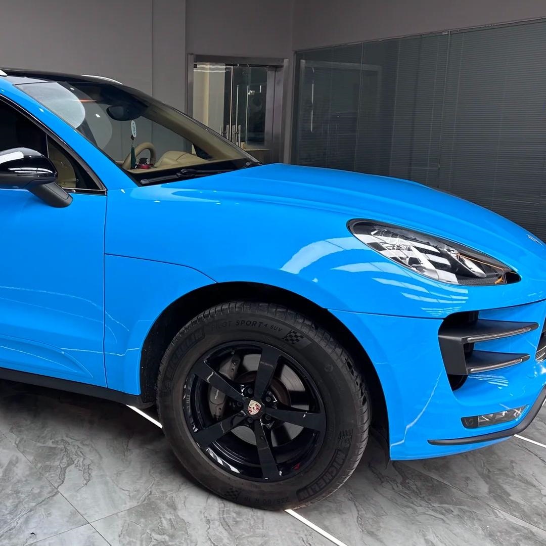 Best Gloss Sky Blue Vinyl Wrap | Crystal Sky Blue Car Wraps