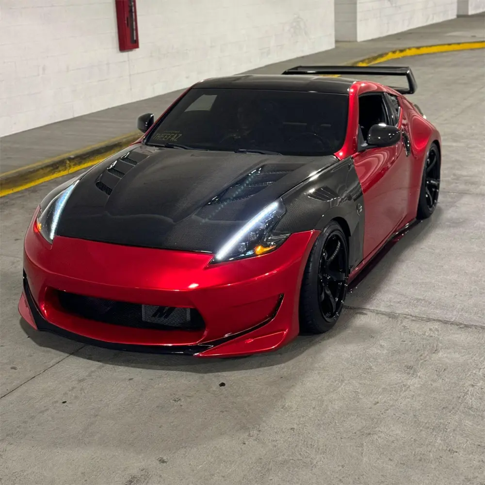 Best Gloss Vampire Red Vinyl Wrap | Gloss Metallic Soul Red Vinyl Wrap ...