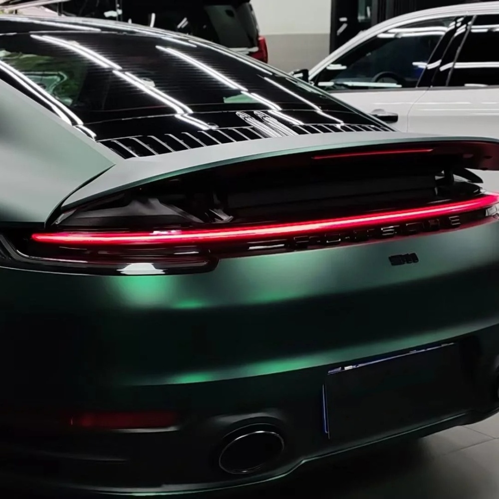 Matte Venom Green Wrap | Metallic Chrome Venom Green Car Vinyl - ALUKOVINYL