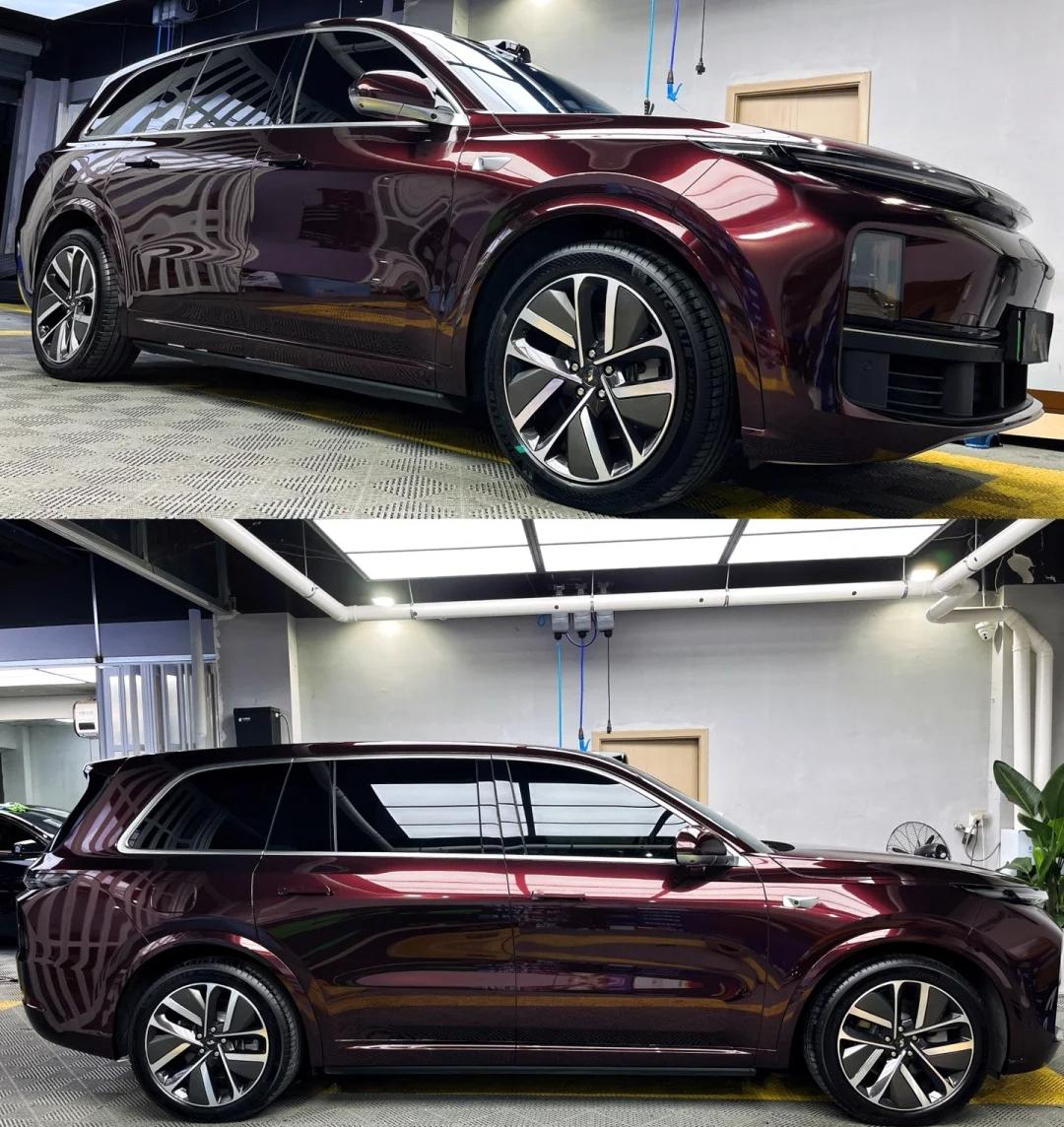 Best Gloss Black Rose Vinyl Wrap | Black Rose Metallic Wraps - ALUKOVINYL