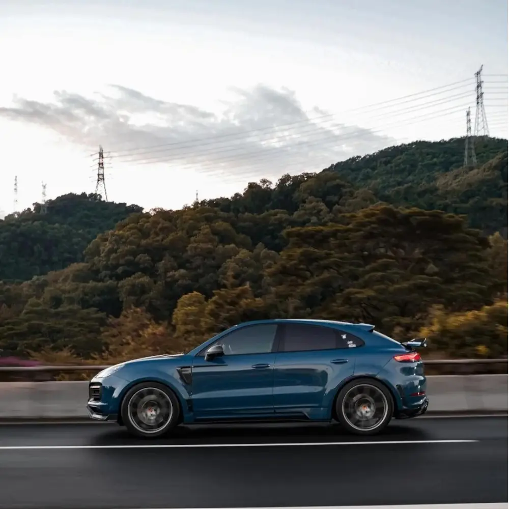 Best Gloss Petrol Blue Car Wrap | Petrol Blue Vinyl Wraps - ALUKOVINYL