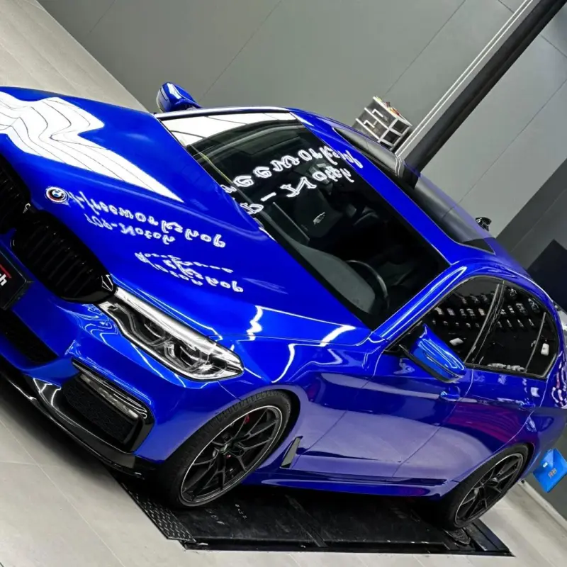Best Gloss Royal Blue Car Wrap | Gloss Royal Blue Vinyl Wraps - ALUKOVINYL